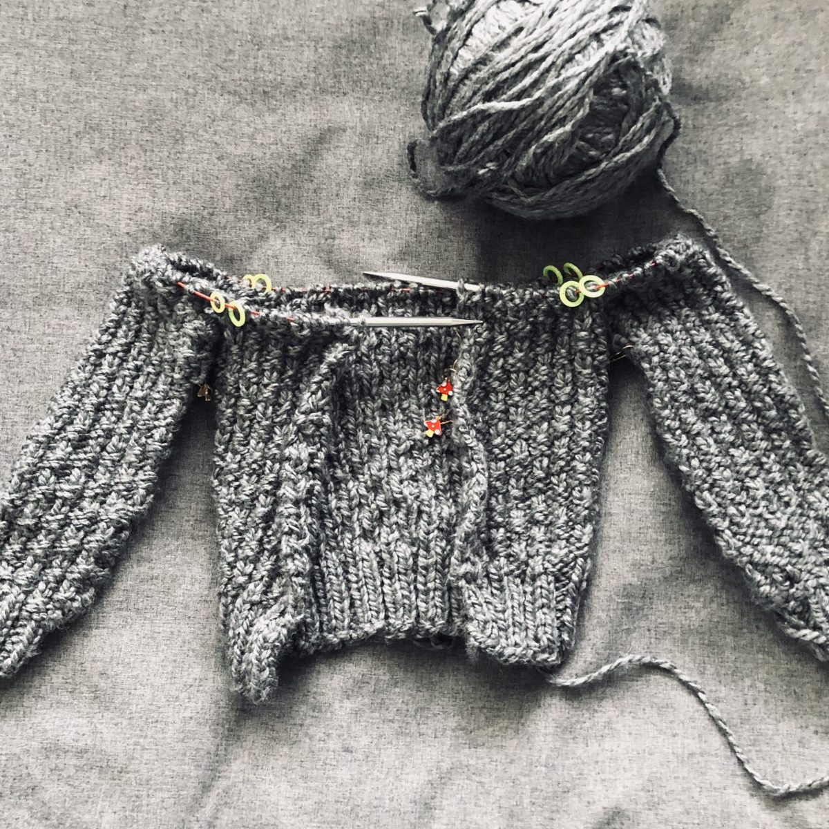 Oxbow Cardigan – Work in Progress – In the Loop Knits